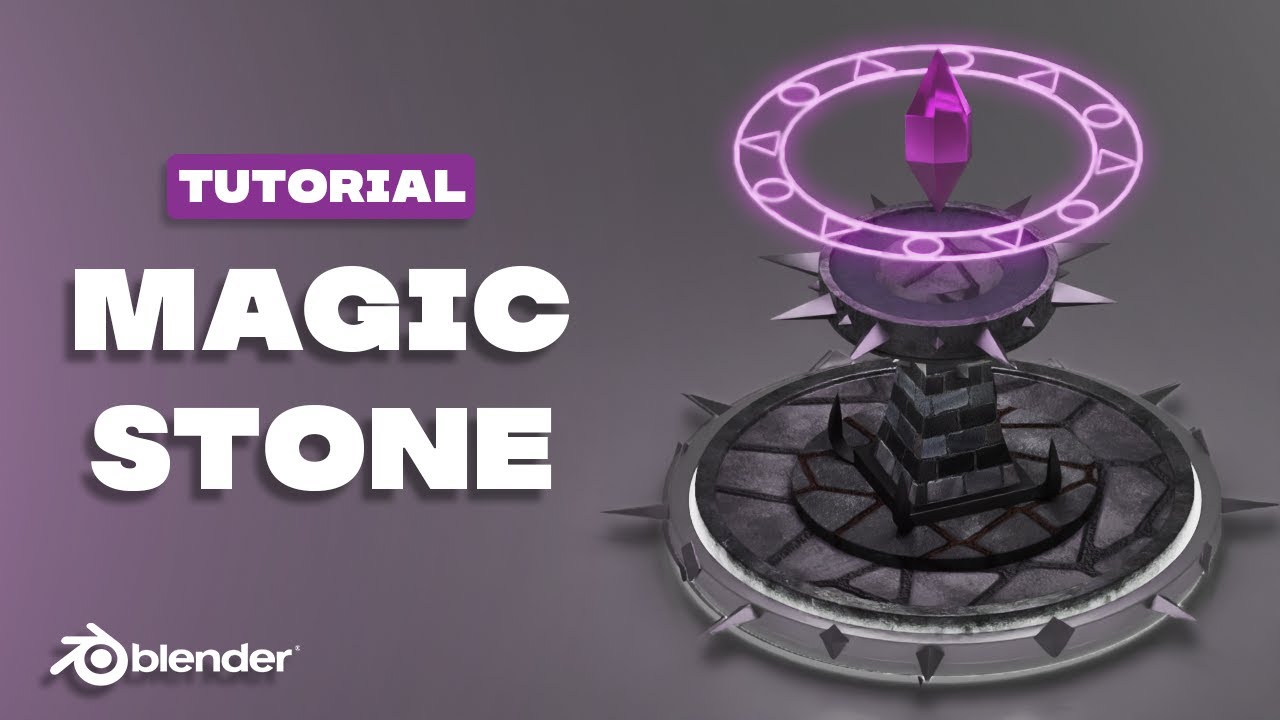 Blender 3D | Magic Stone | Tutorial for Beginners - YouTube