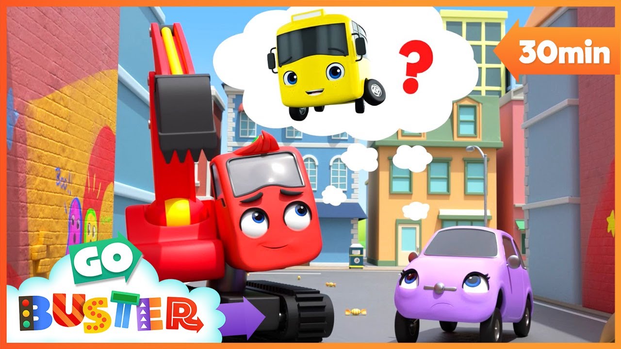 Where's Buster Song! Buster's Stuck In The Mud | Go Buster | Baby ...