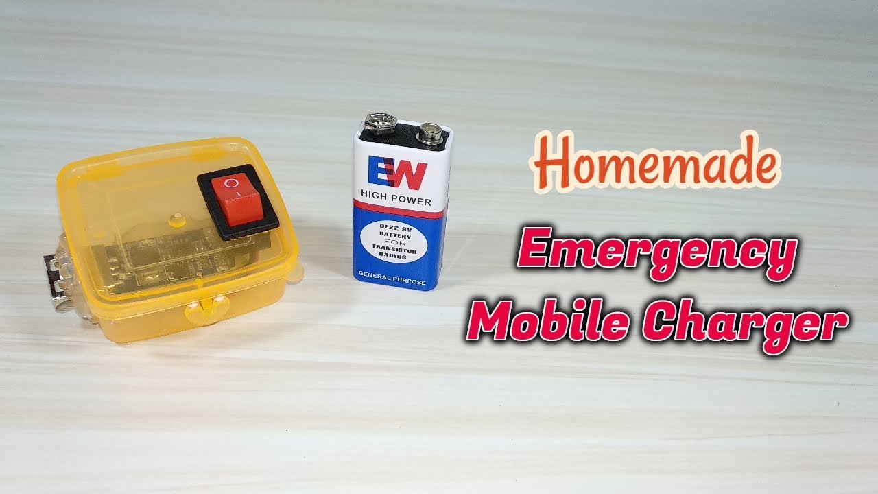 How to Make Emergency Charger DIY - YouTube