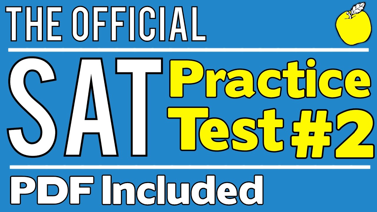 New SAT - Official Test #2 - Math Section 3 - Q1-20 - YouTube