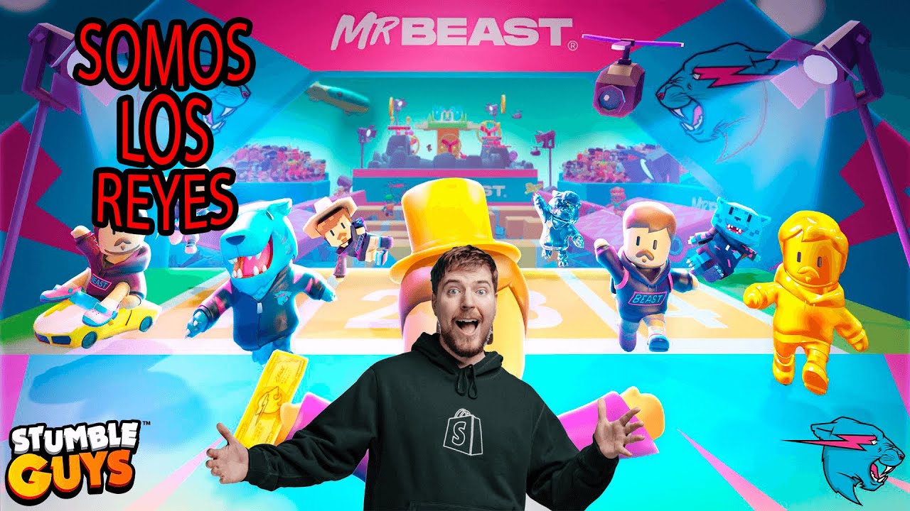 NOS CORONAMOS EN EL MAPA DE MR BEAST STUMBLE GUYS - YouTube