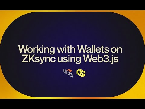 3 - Mastering ZKsync Wallet Operations with Web3.js - YouTube