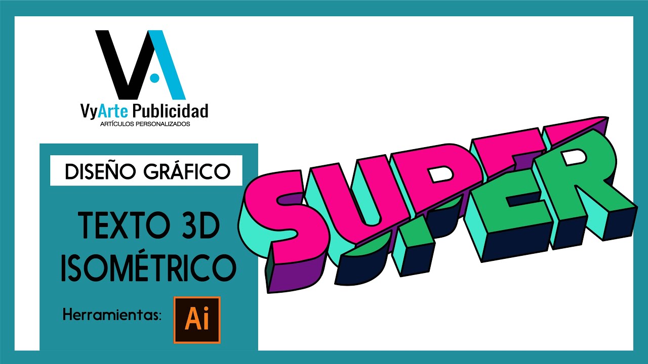 ¡CREA UN TEXTO EN 3D! - YouTube