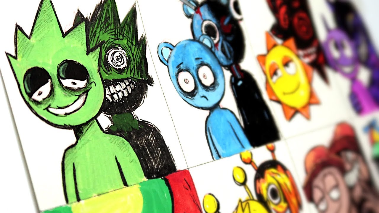 Drawing sprunki phase in My Own Character (Incredibox Sprunki ) - YouTube