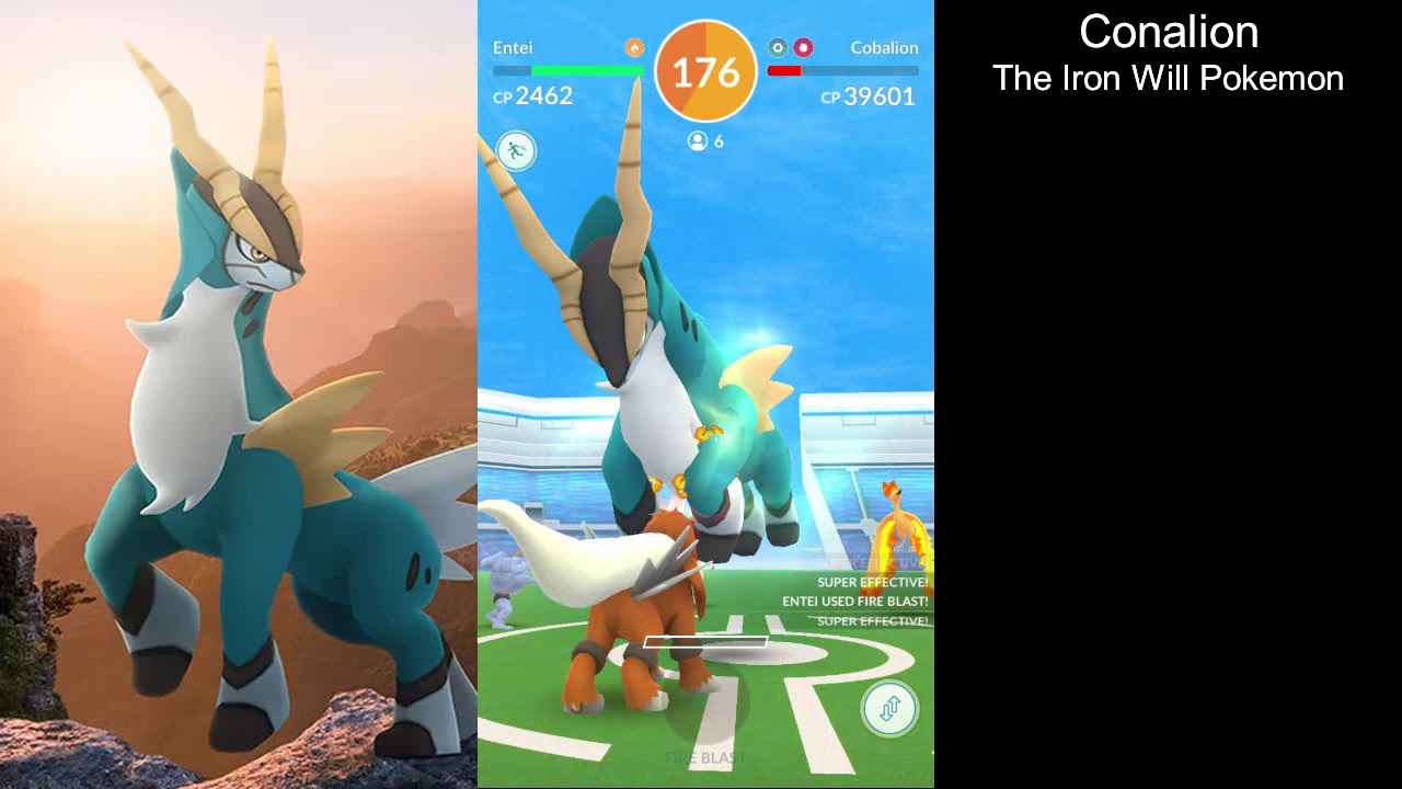 Pokemon Go - Cobalion Legendary Raid Guide Gameplay Walkthrough - YouTube