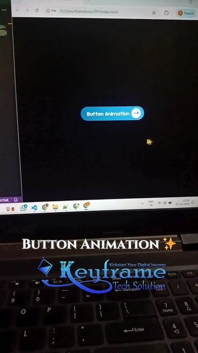 Cool Button Animation | HTML CSS - YouTube