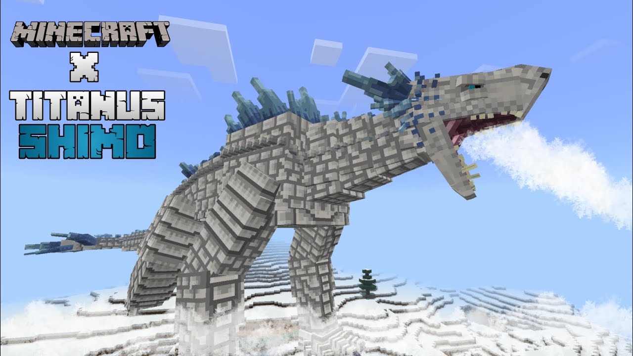 Titanus Shimo Mod UPDATE In Minecraft PE - YouTube