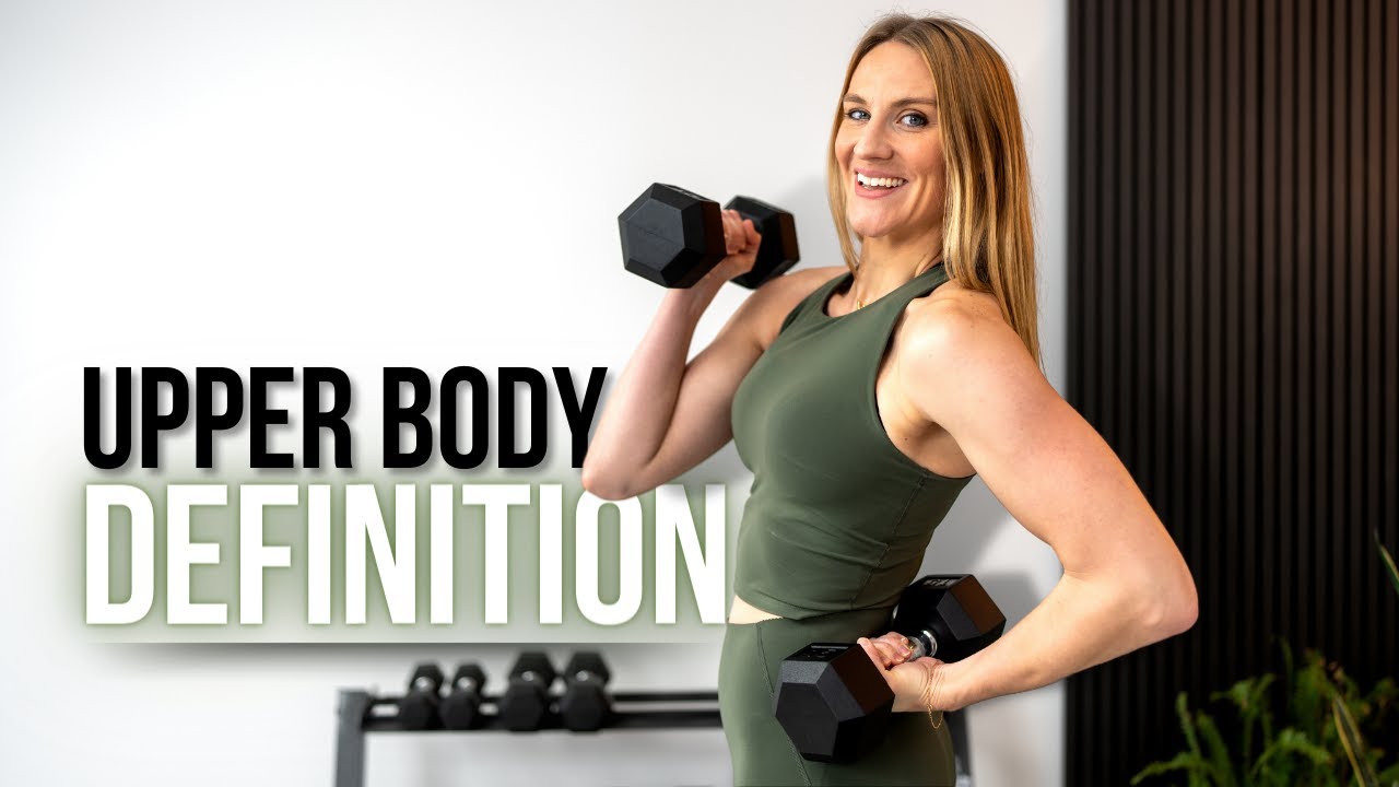 BUILD DEFINITION! | 30-min Upper Body SUPERSET Workout - YouTube