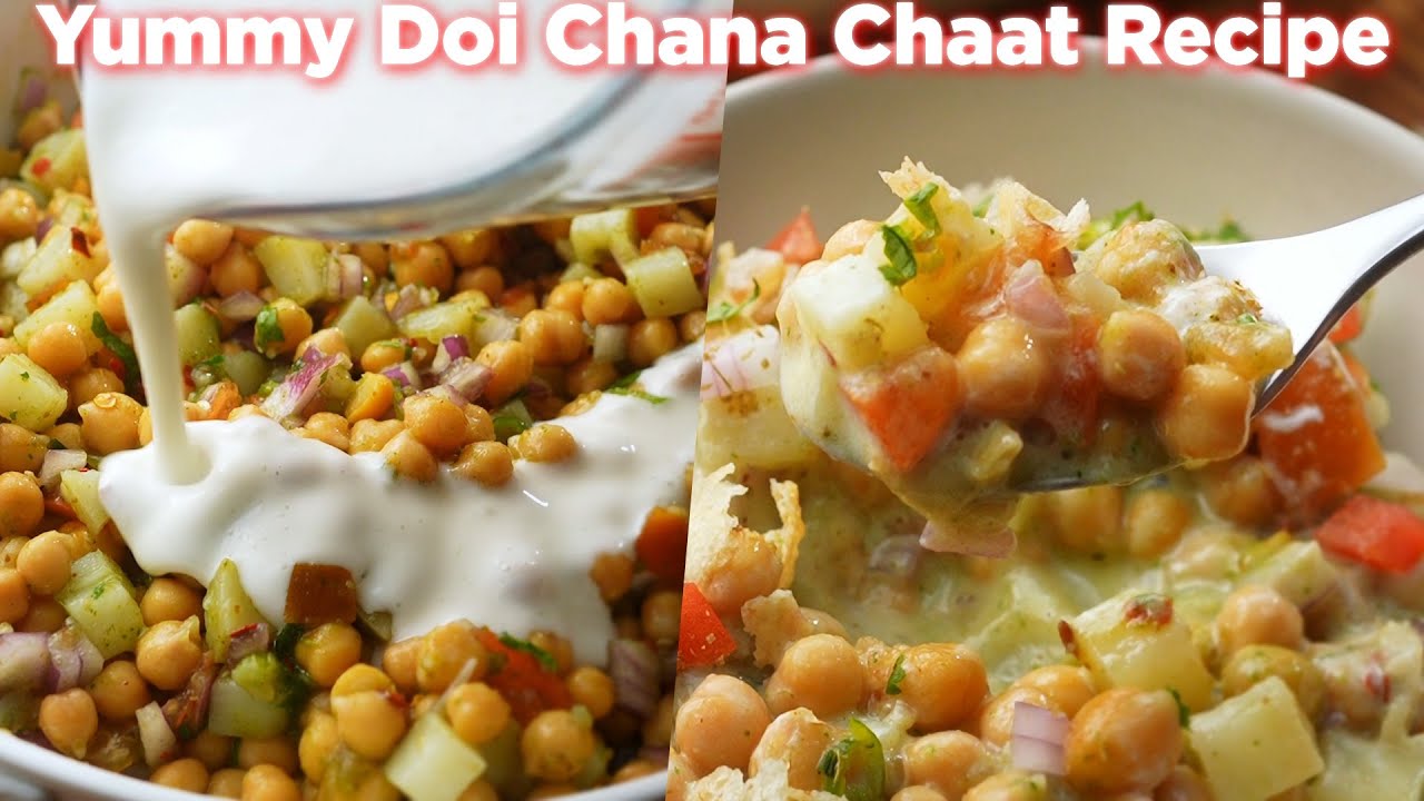 Yummy Doi Chana Chaat Recipe - YouTube