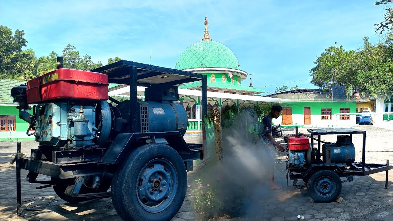 Efek Belum Sarapan⁉️Selah Diesel Dompeng 20Kva Sampai Mletre || Paket ...