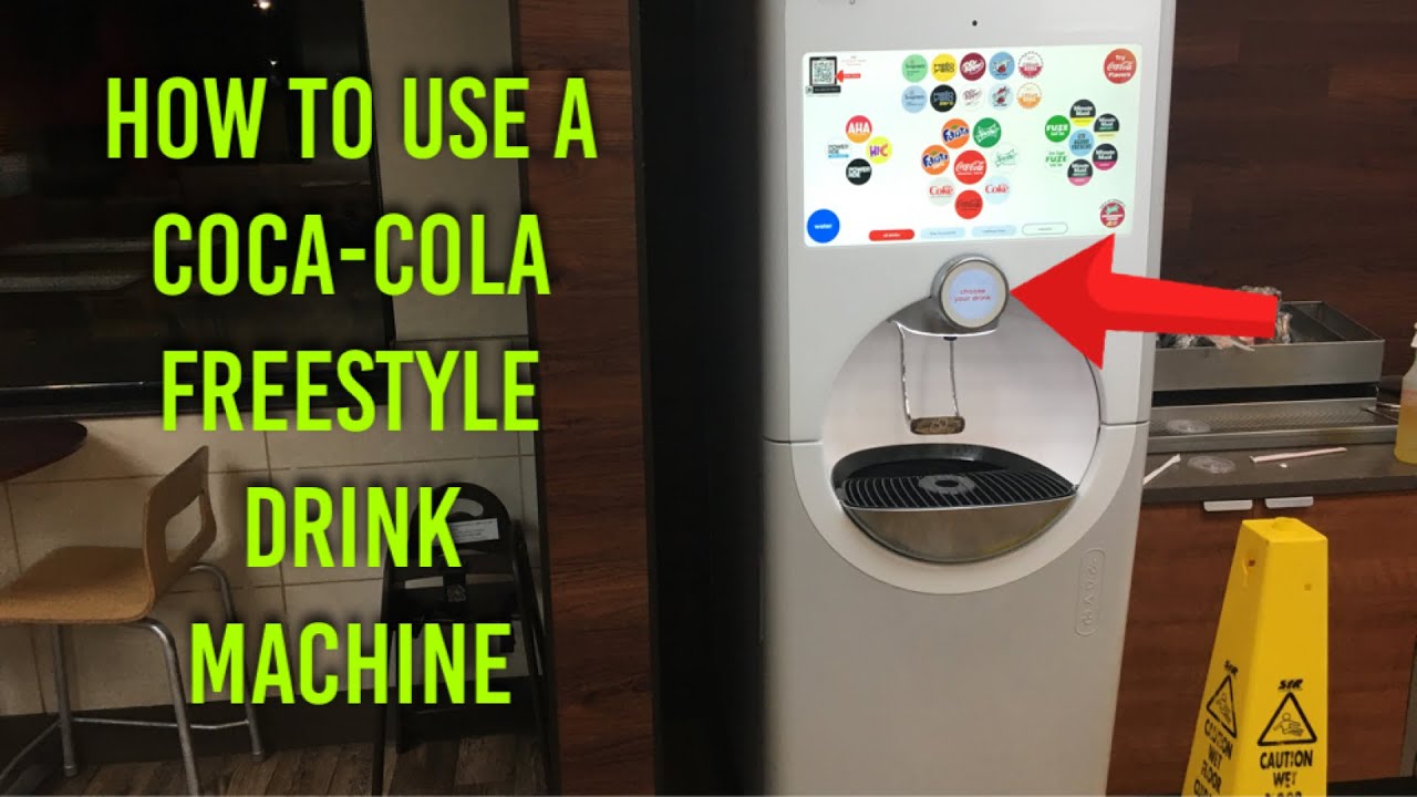 How To Use A Coca-Cola Freestyle Drink Machine. - YouTube