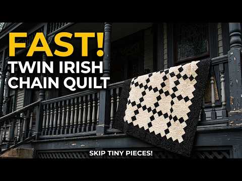 Every Quilter Needs to Make and Irish Chain Quilt Pattern It's Tradition and Easy!  | Blackthorn