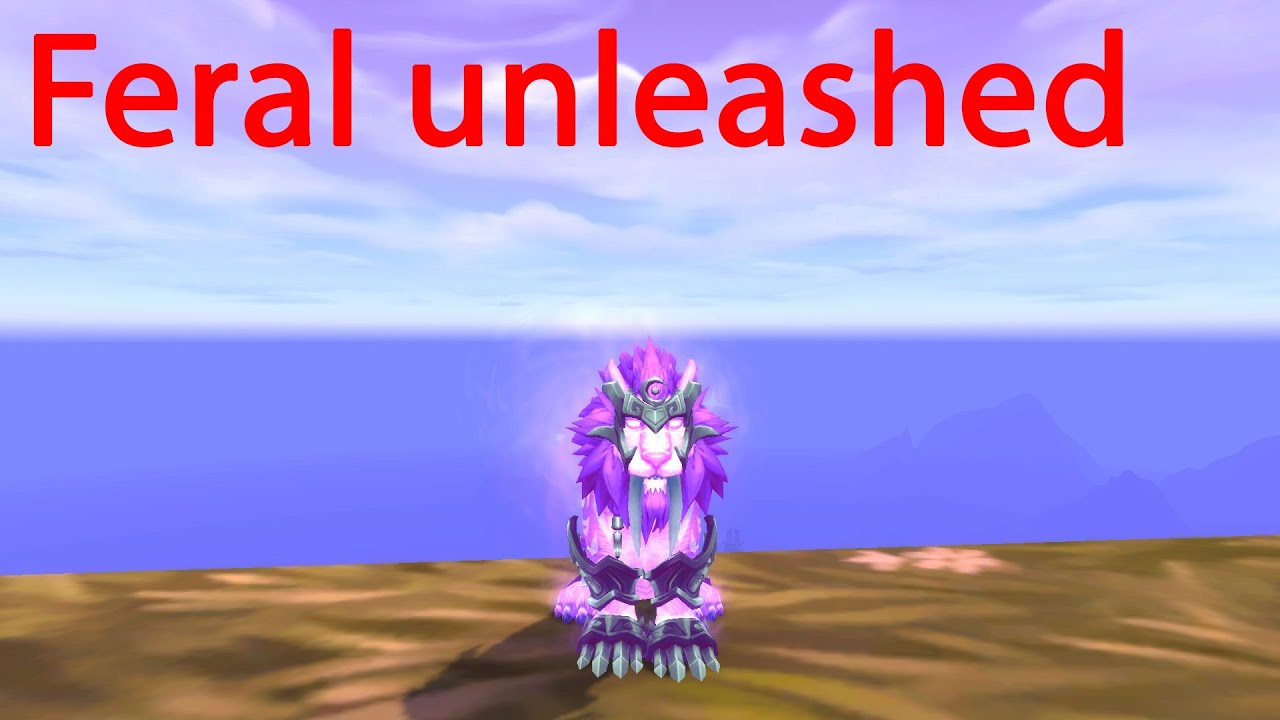 Feral unleashed - Feral druid pvp - Shadowlands 9.2 - YouTube