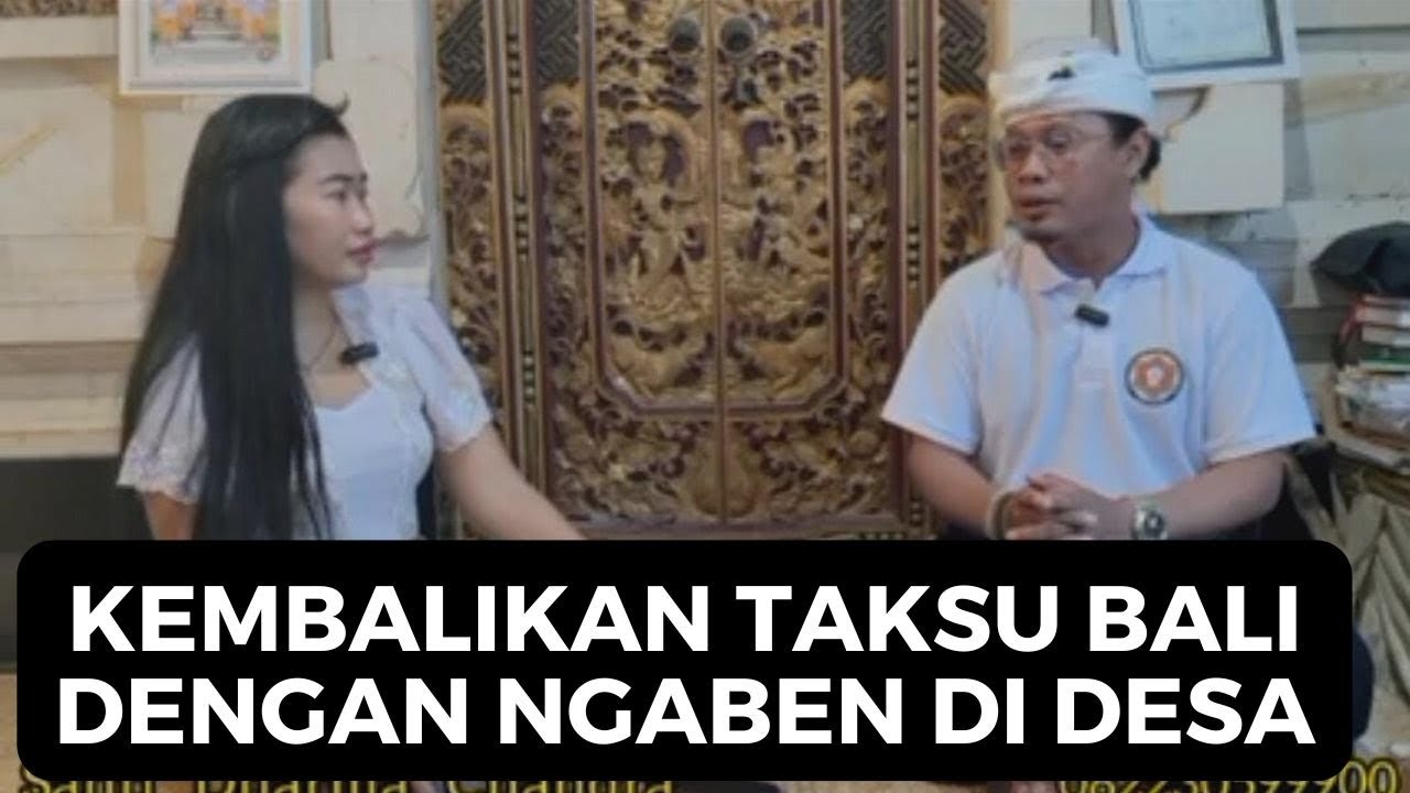 KEMBALIKAN TAKSU BALI DENGAN NGABEN DI DESA - YouTube