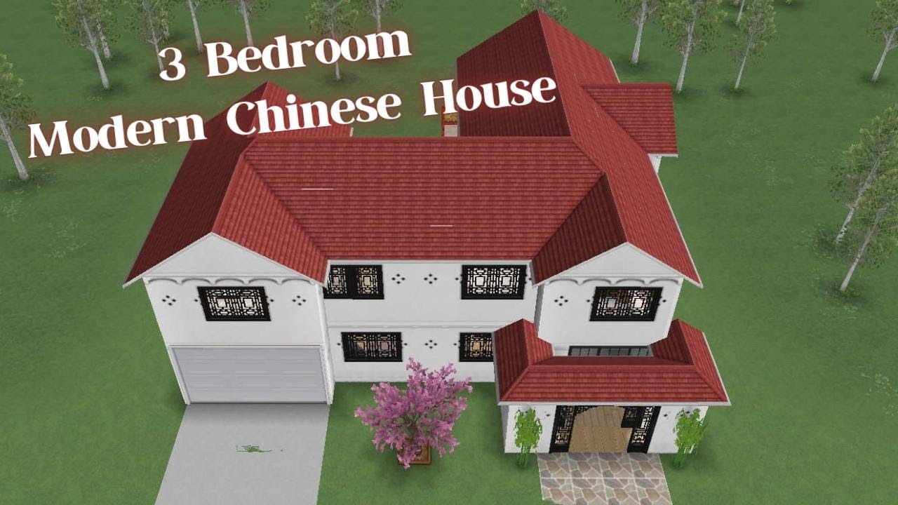 Sims Freeplay│3-Bedroom Modern Chinese House 🐰 - YouTube