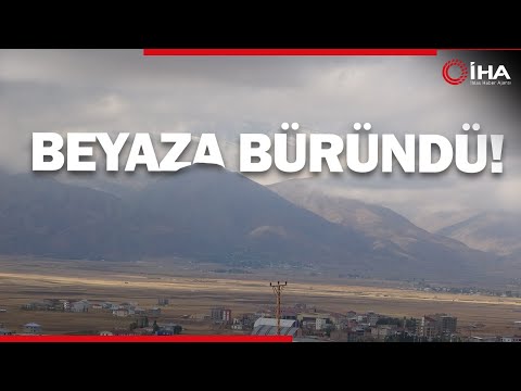 Cilo Dağı Beyaza Büründü