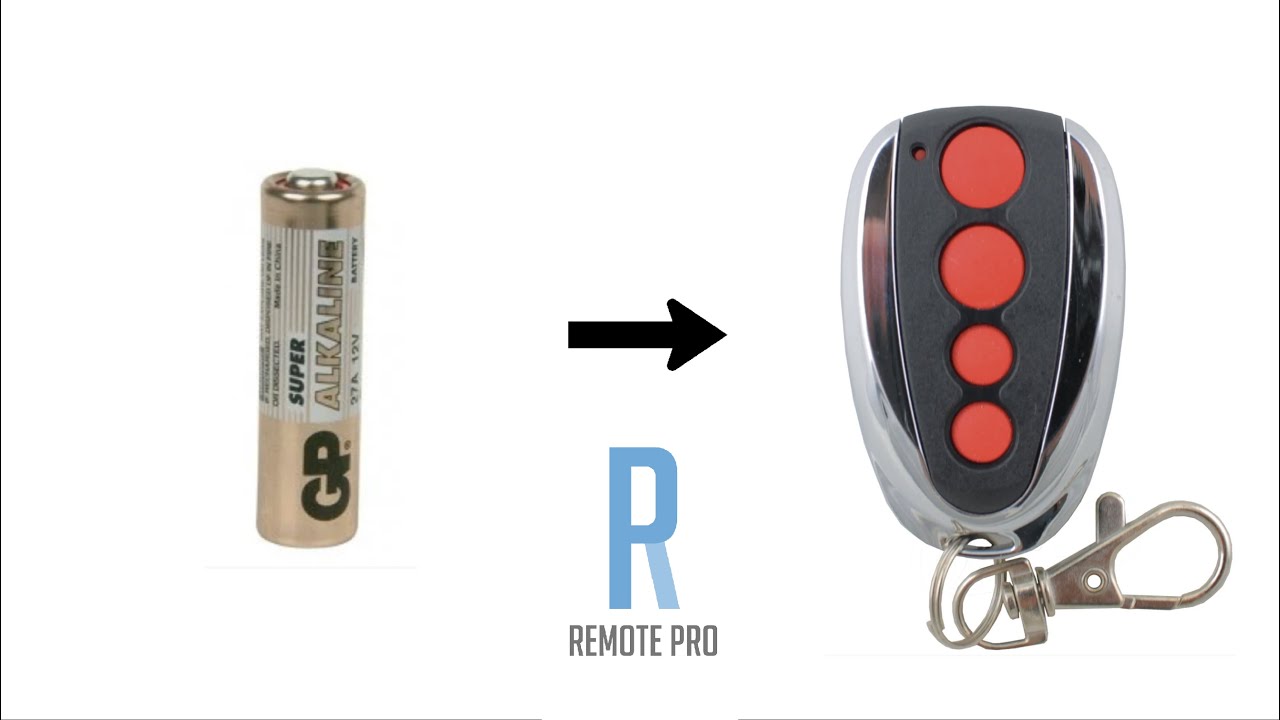 How to change/swap Battery for a Compatible Remote to suit Steel-Line ...
