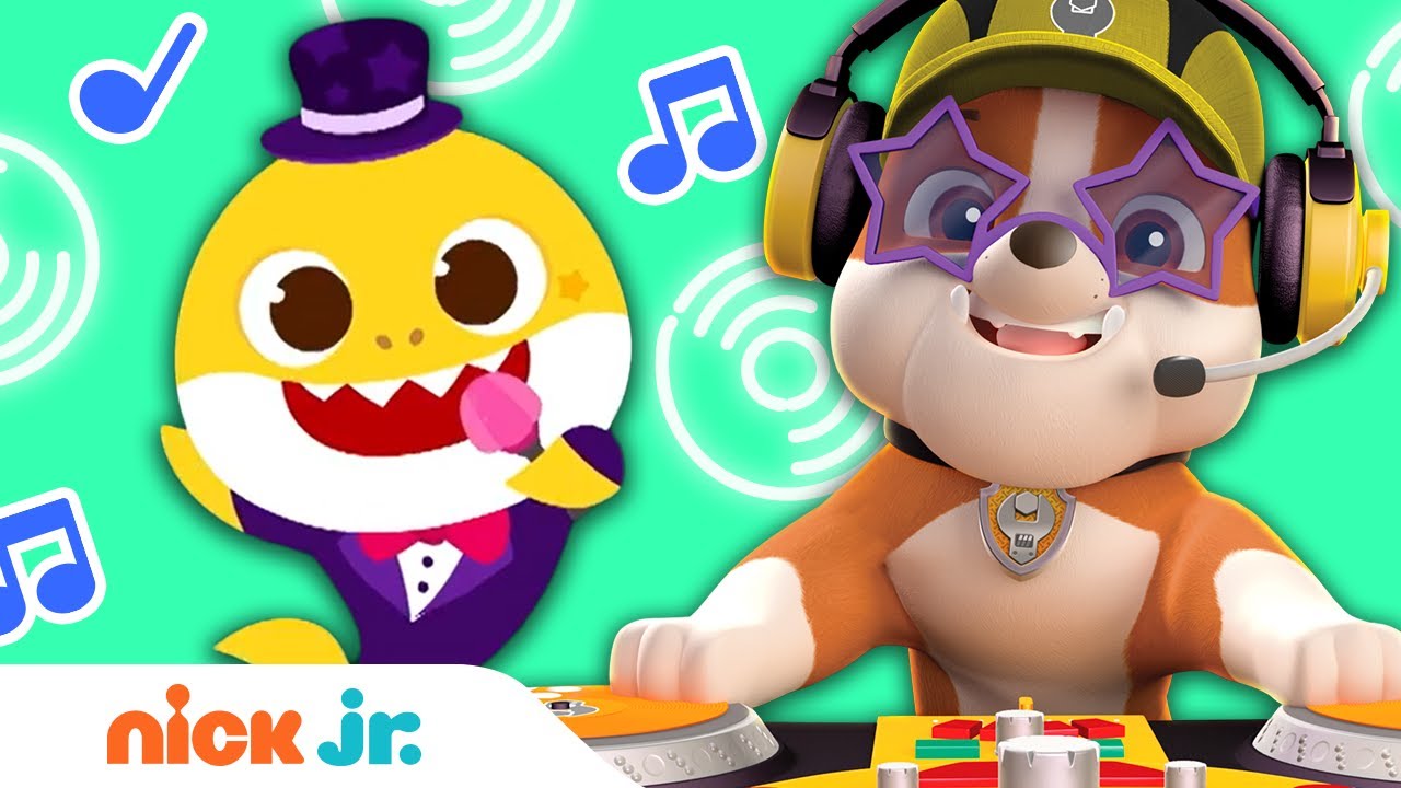 Music Playlist w/ DJ Rubble #5 ft Baby Shark & More! | Nick Jr. - YouTube