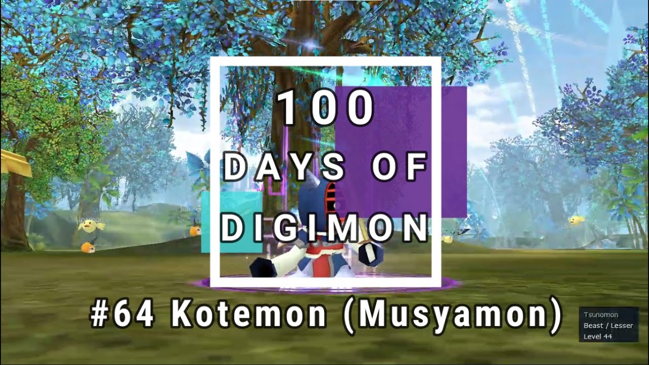 064. Kotemon (Musyamon) - 100 Days of Digimon Journey ! - Digimon ...