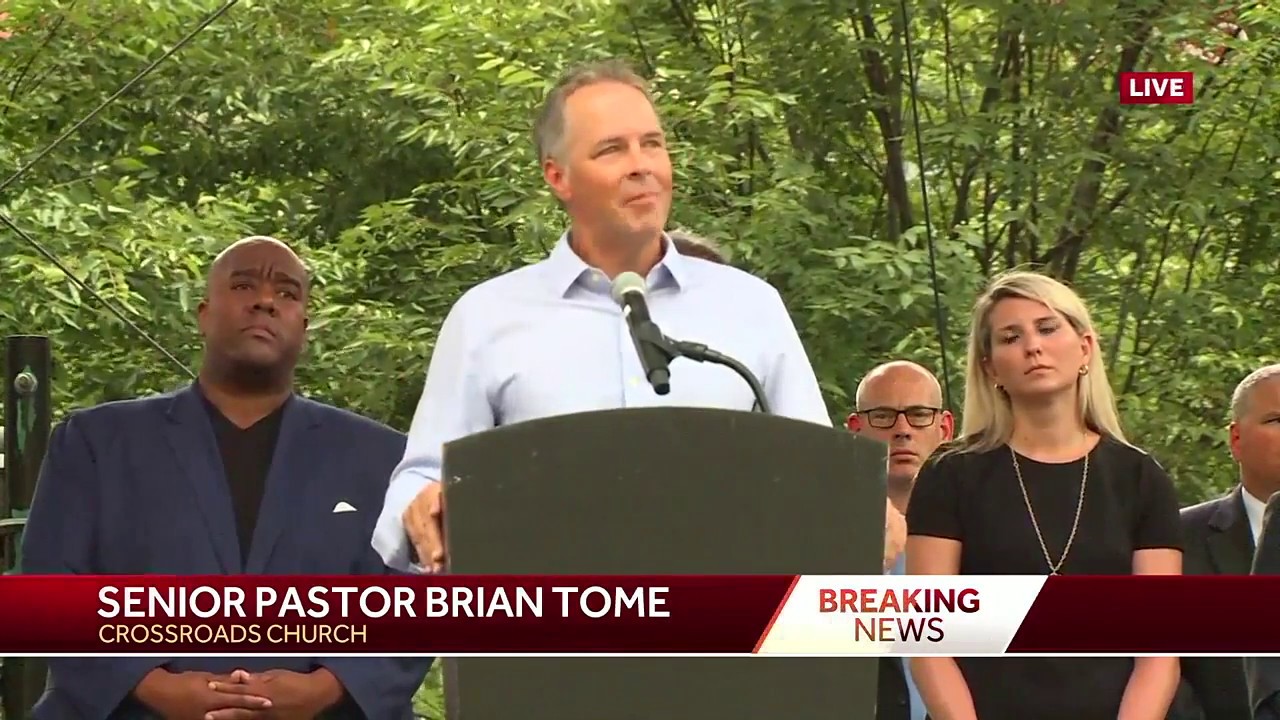 Brian Tome Speaks at Cincinnati Shooting Vigil - YouTube