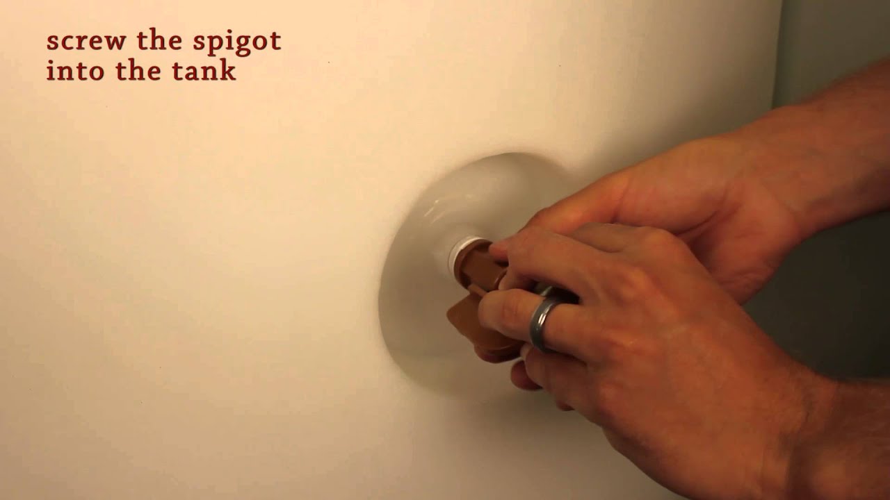 Emergency Reserve 80 Gallon Corner Water Tank Demo - YouTube