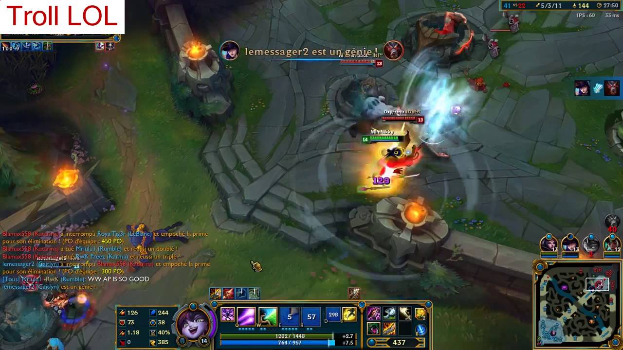 [LoL] Lulu, The Power of Troll - YouTube