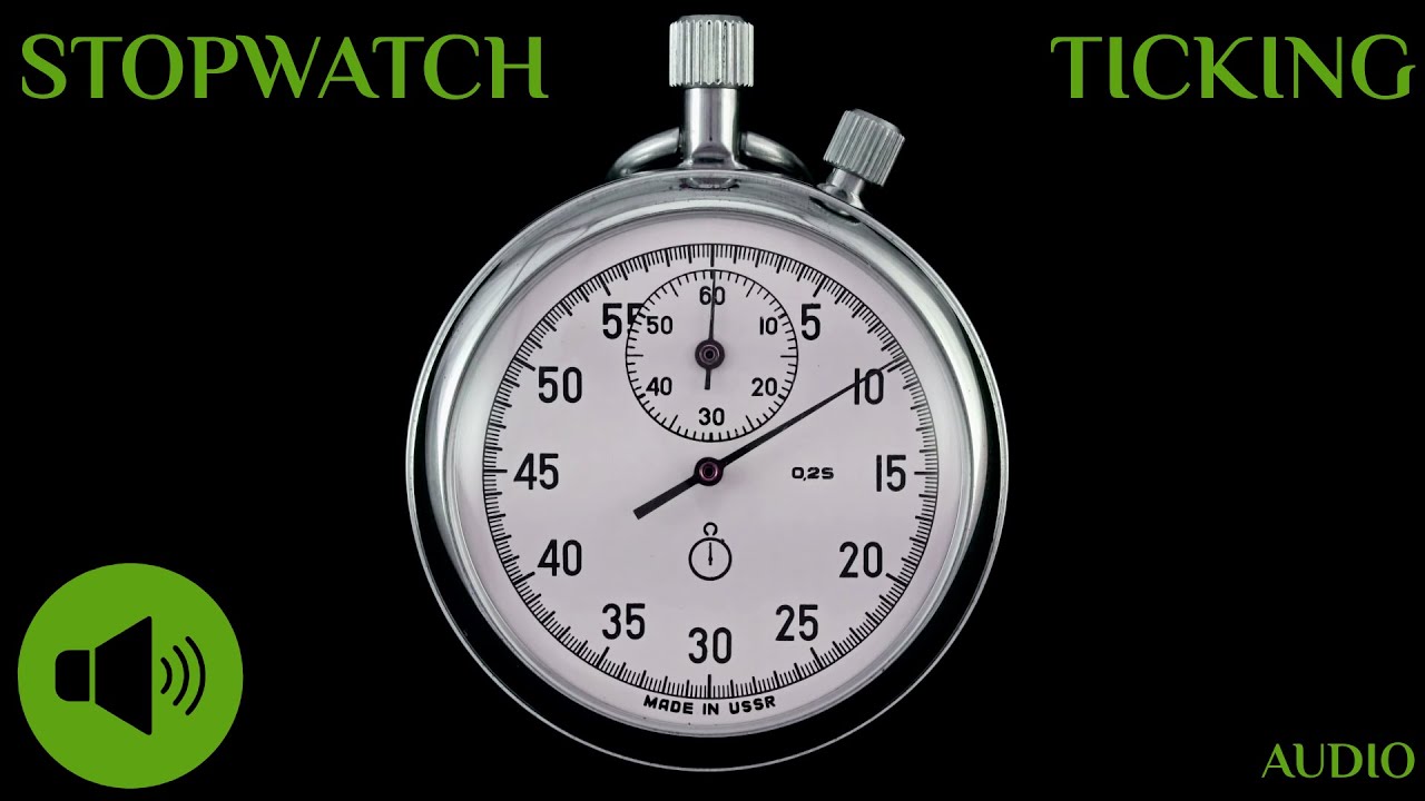 I Created the Perfect Analog Stopwatch Ticking Sound Effect - YouTube
