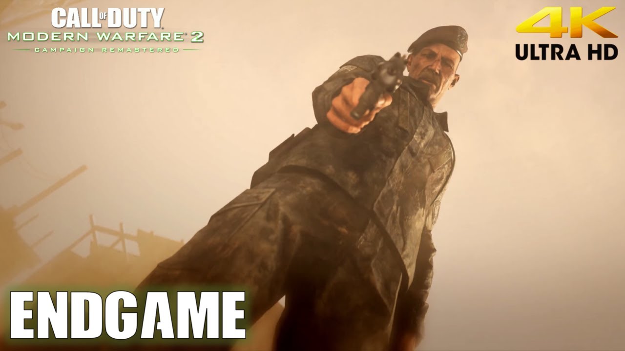 Call of Duty Modern Warfare 2 Remastered 'Endgame' Walkthrough (4K ...