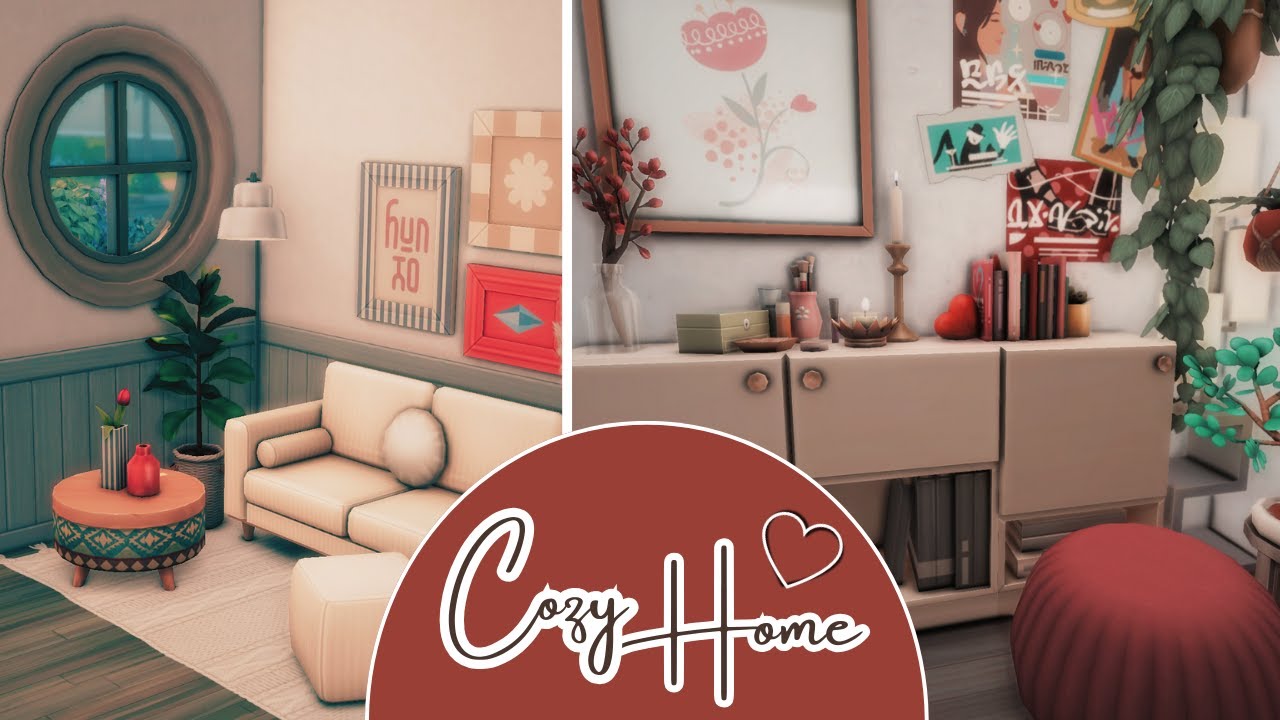 Sims 4 ° Warm & Cozy Home ° Gemütlicher Kitsch ° Stop Motion ° #shell ...