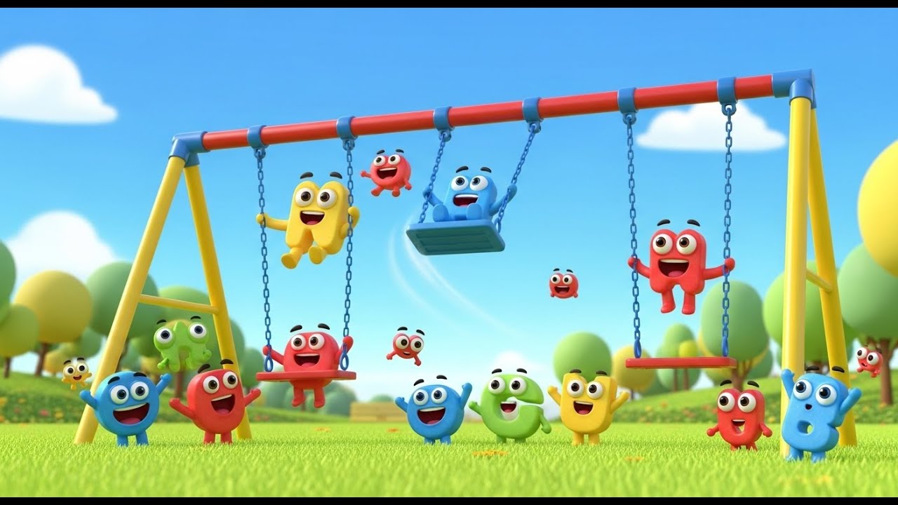ABCs at the Playground Swing | Kids Educational Alphabet Song - YouTube