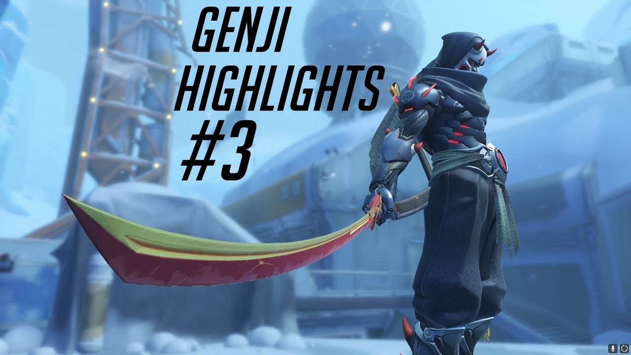Genji Highlights #3 - I play other heroes too - YouTube