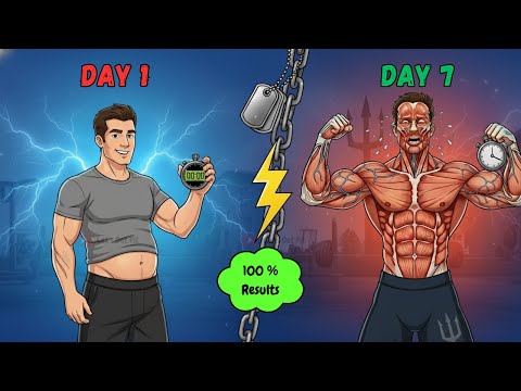10-Min Full Body Workout - Navy SEAL Test 97% FAIL (See Results in 7 Days)