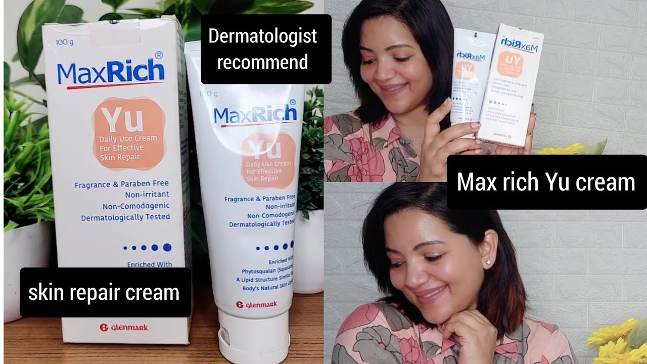 MaxRich Yu effective skinrepair|daily moisturiser|dermatologically ...