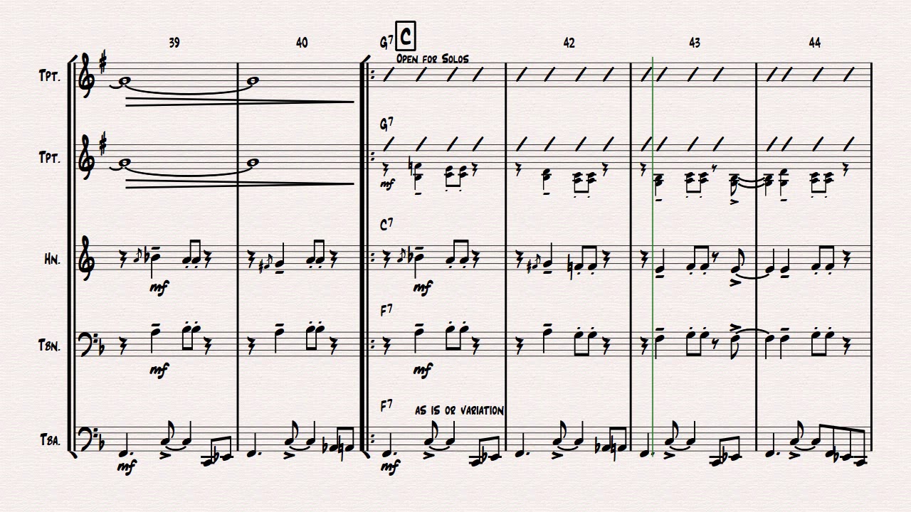 Watermelon Man - Jazz Rock Classic - Herbie Hancock - Brass Quintet ...