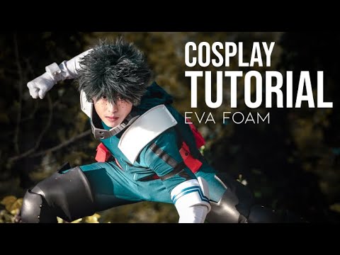 HOW TO MAKE DEKU'S MASK // MY HERO ACADEMIA //IWOOD COSPLAY// EVA FOAM ...