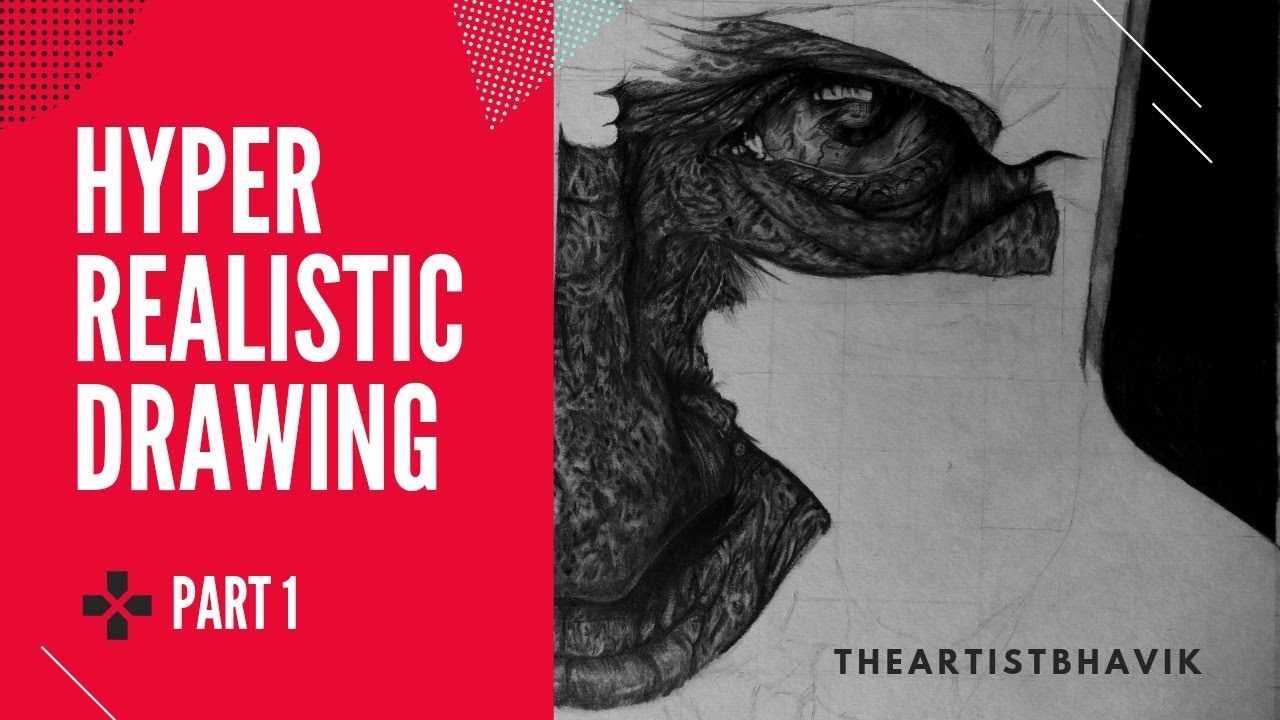 How to Draw Hyper Realistic Drawing || How to Draw Realistic skin ...