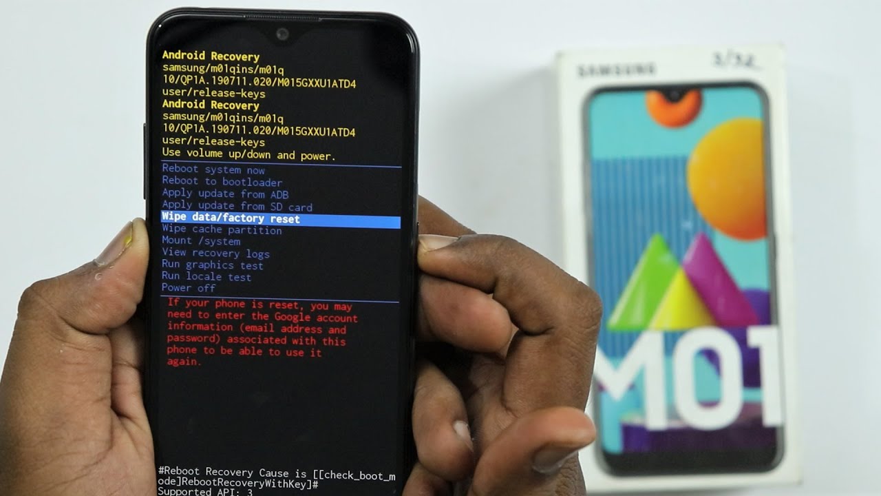 Samsung Galaxy M01 Pattern Unlock | Hard Resetting M01 🔥🔥🔥 - YouTube