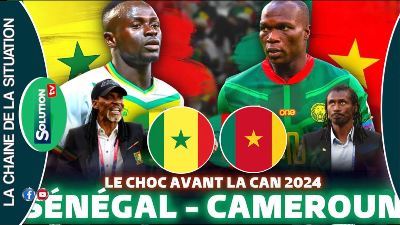 EN DIRECT MATCH AMICALE SÉNÉGAL - CAMEROUN - YouTube