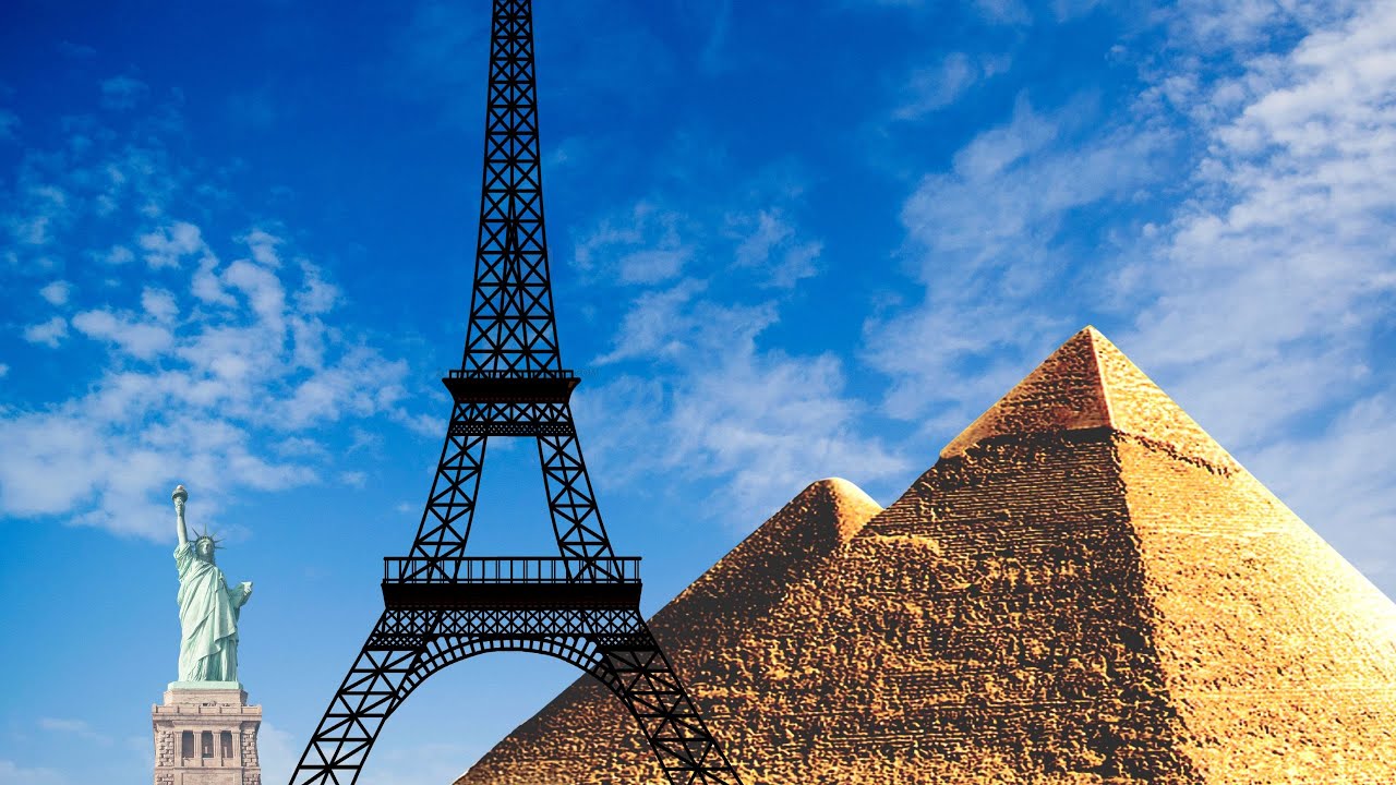 Famous statues and monuments - Visual comparison - YouTube