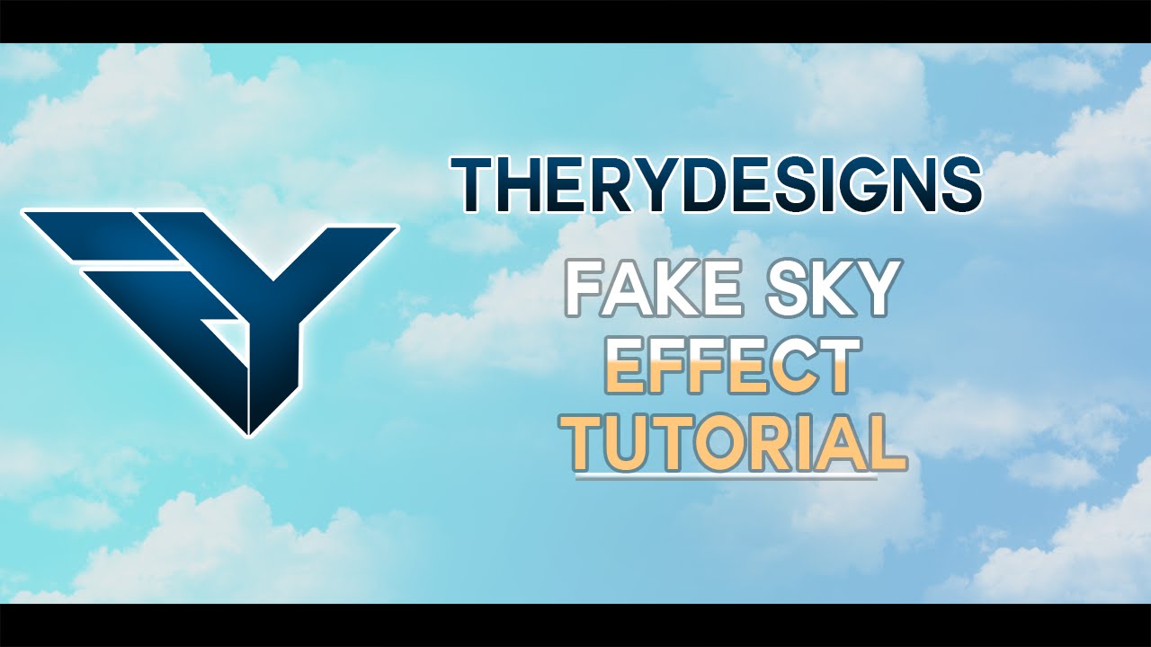 [Photoshop Tutorial] How to make a FAKE SKY! - TheRyDesigns - YouTube