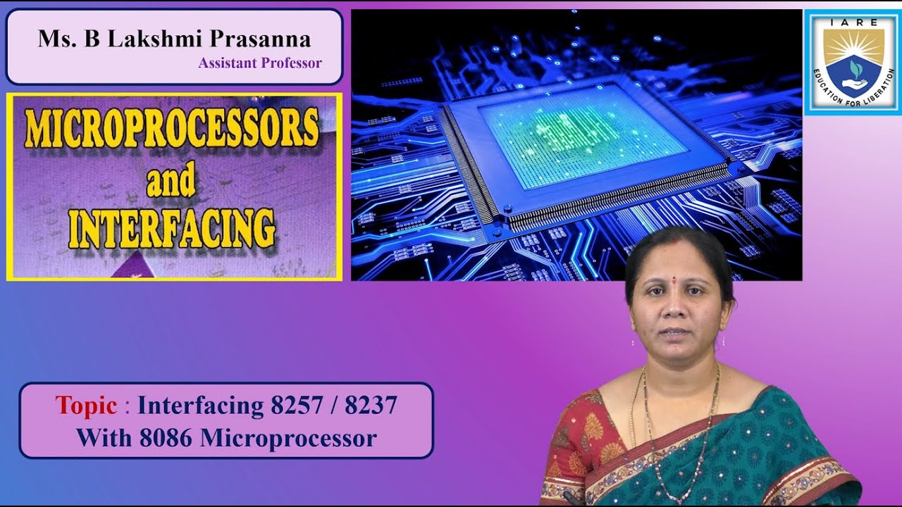 Interfacing 8257 8237 With 8086 Microprocessor by Ms. B Lakshmi ...