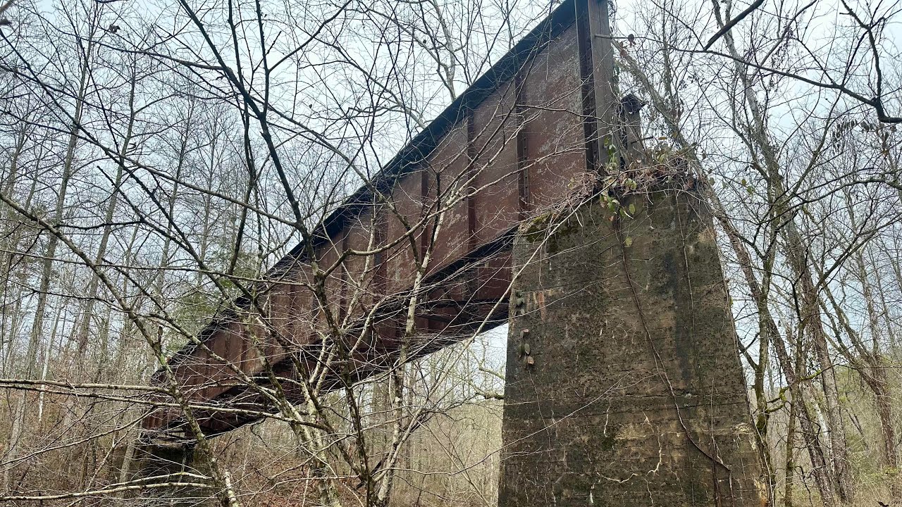 Three Arches, A Log Cabin Church, And An Old Train Trestle - YouTube