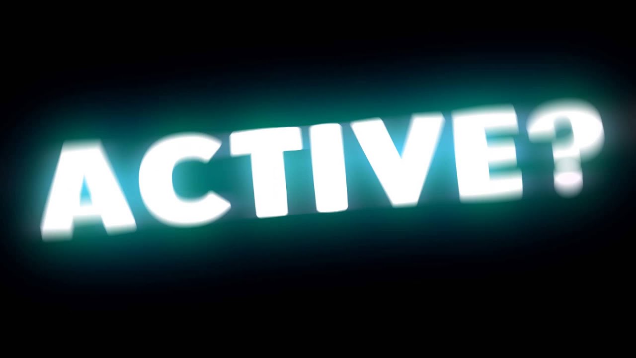 Are You Active? - YouTube