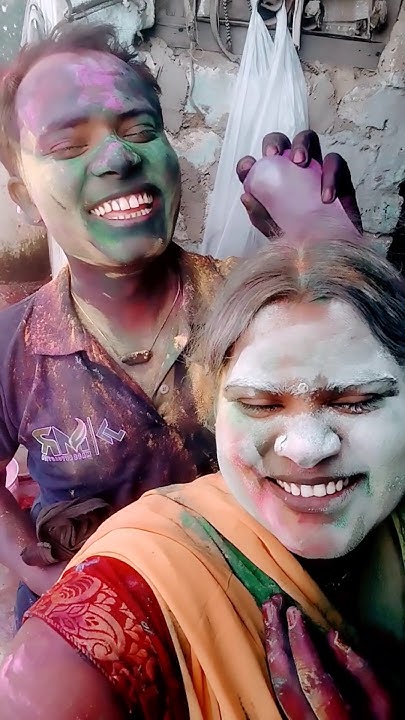 Happy Holi advance mein#comedy#funny #ytshorts#trending#shorts 🤪 - YouTube