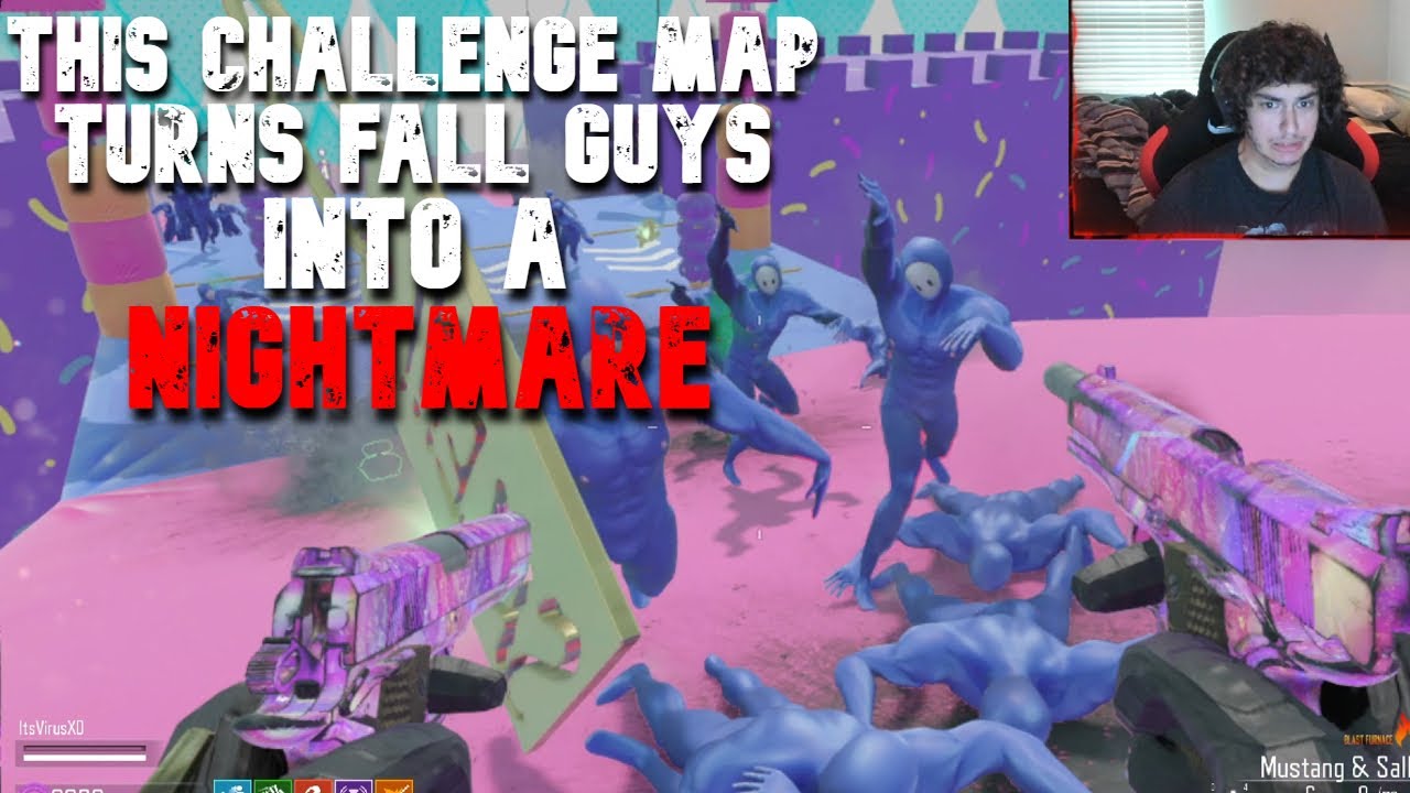 THIS CHALLENGE MAP MAKES FALL GUYS LOOK LIKE A HORROR GAME..(Fall guys ...