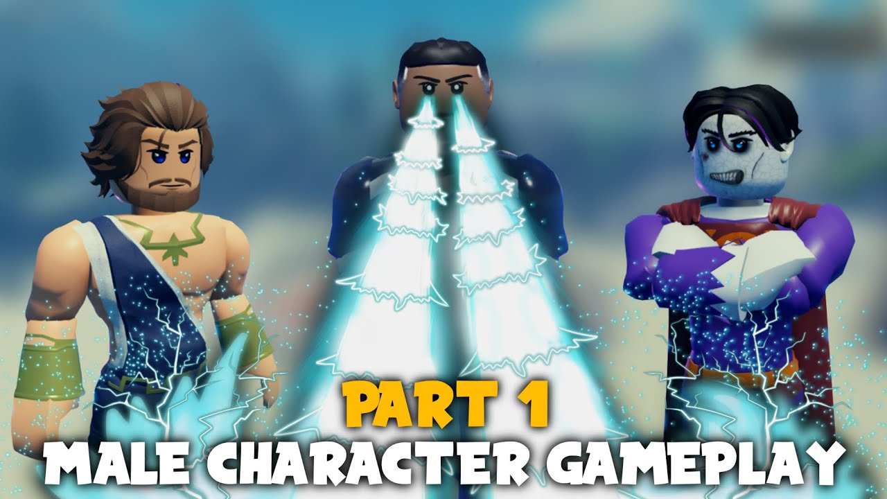 MALE CHARACTER ONLY GAMEPLAY PART 1 | HEROES ONLINE WORLD ROBLOX - YouTube