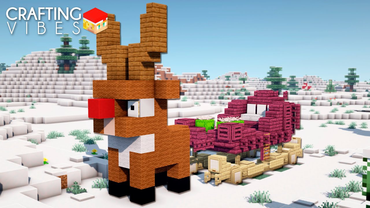 Minecraft: How to build SANTA'S SLEIGH [Christmas special] - YouTube