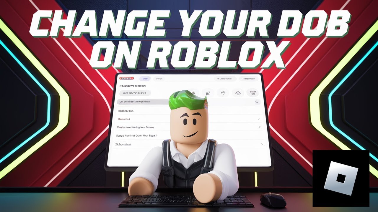 How To Change Your Date Of Birth On ROBLOX! - YouTube