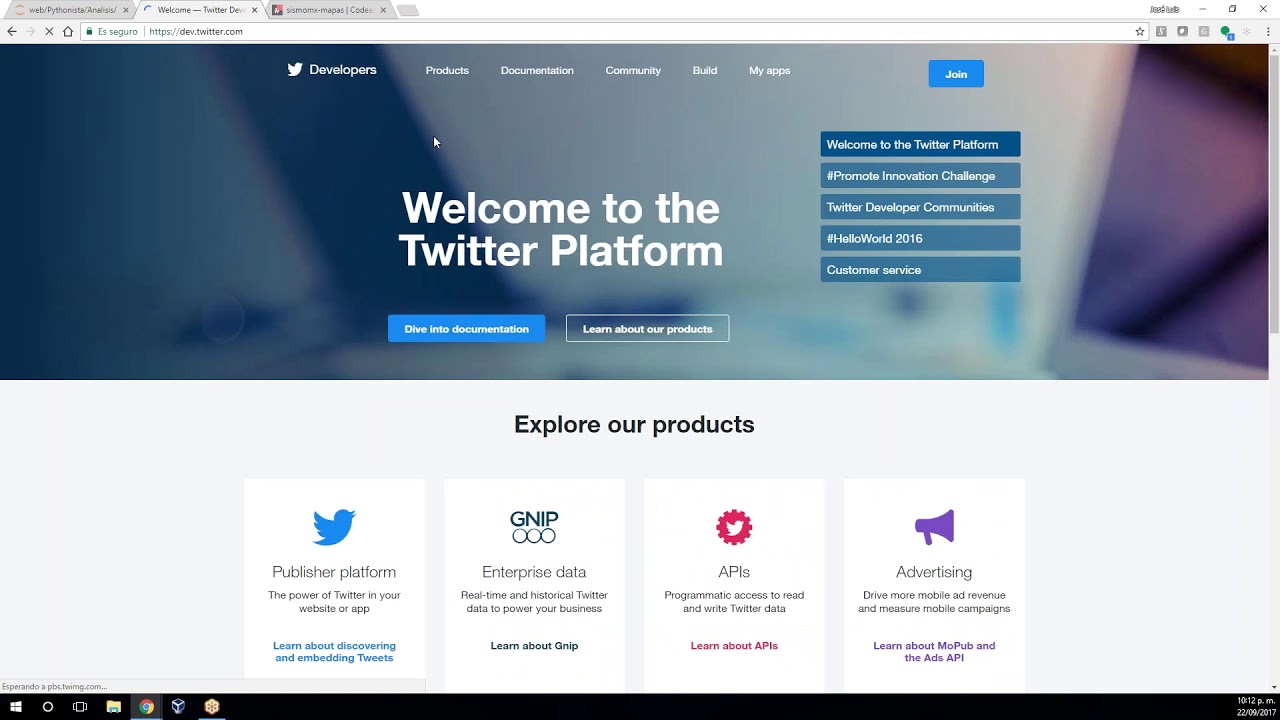 Minicurso Python + Twitter + JSON + NLTK Primera parte - YouTube