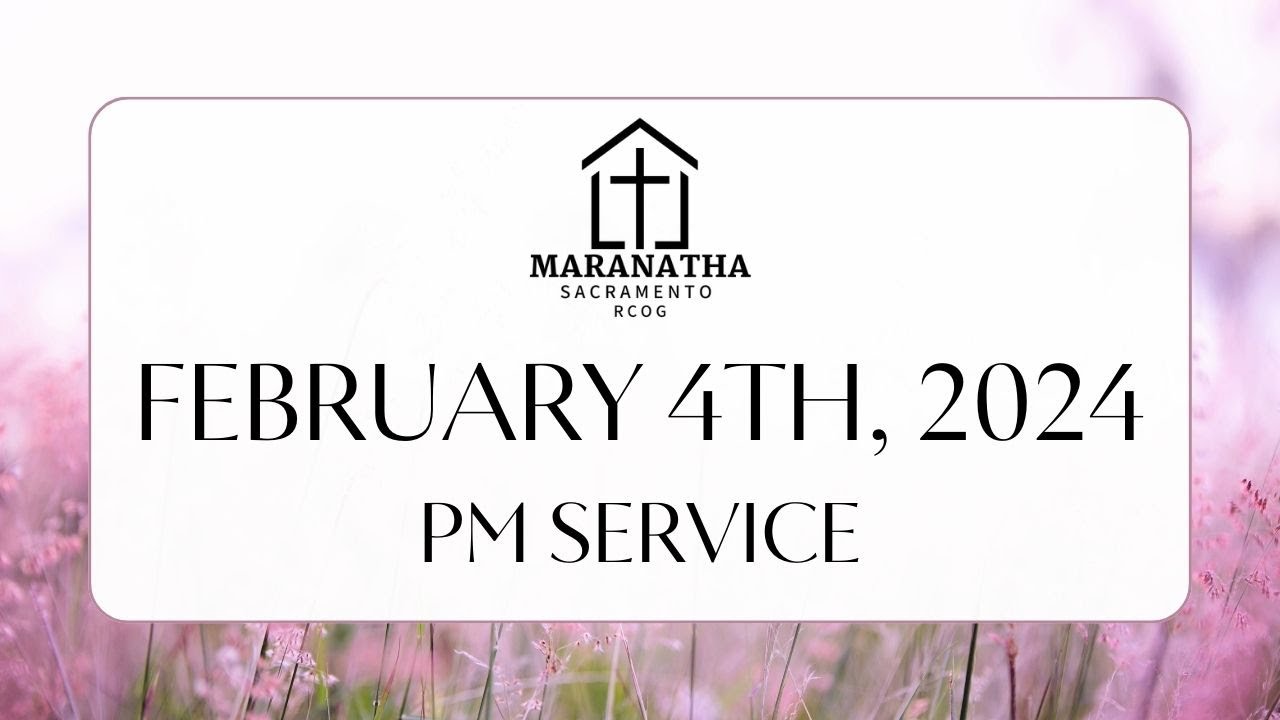 February 4th 2024 PM - YouTube